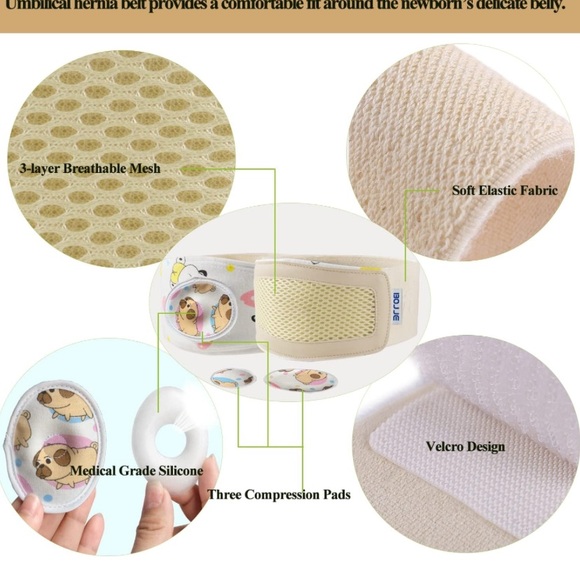 Other | Bojje Baby Belly Band Umbilical Abdominal Binder Hernia New ...